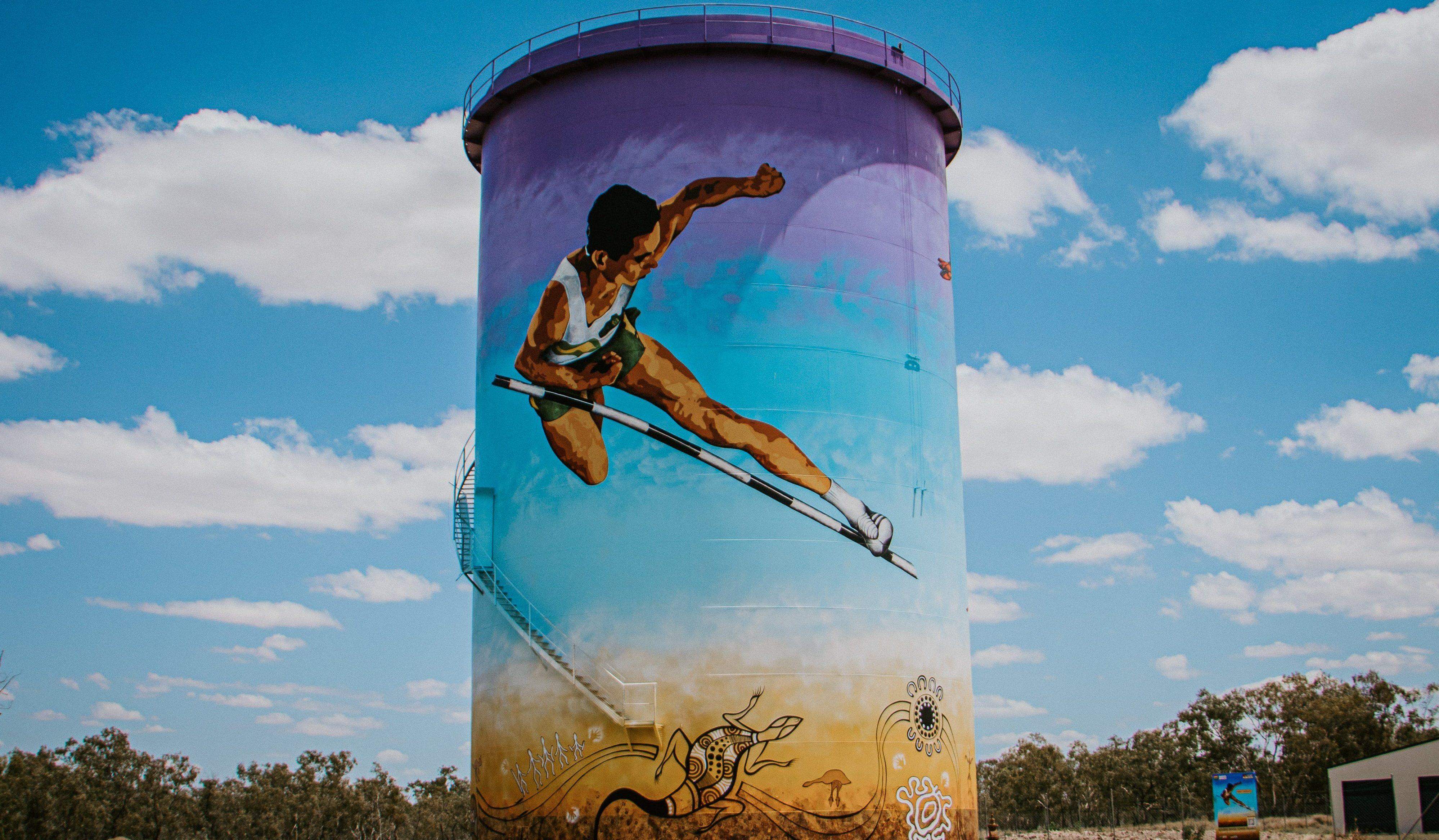 Percy Hobson Mural | Back O' Bourke - Official Tourism Website