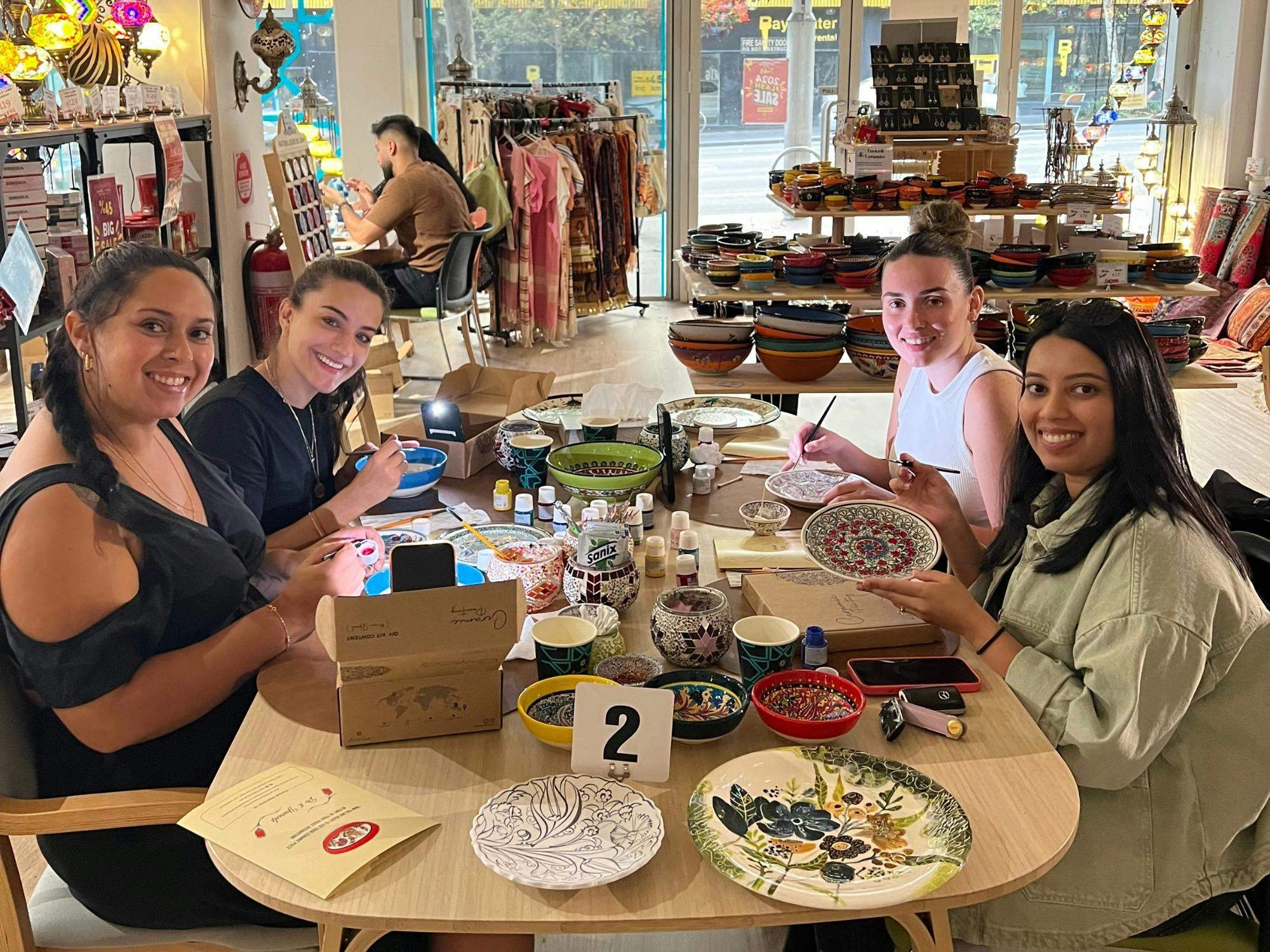 Visit the Murray | Ceramic Painting Class in Albury