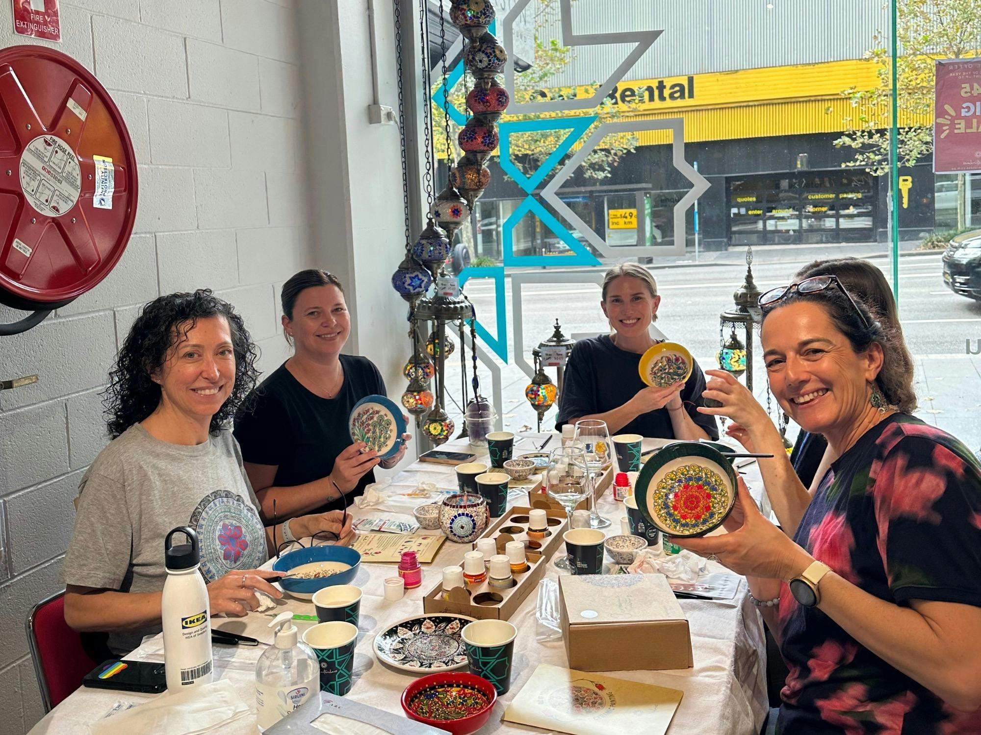 Visit the Murray | Ceramic Painting Class in Albury